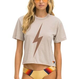 Aviator Nation | Tops | Aviator Nations Bolt Boyfriend Tee | Poshmark